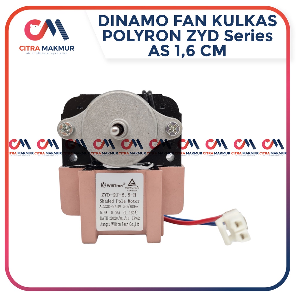 Jual Dinamo Fan Defrost Evaporator Original Kulkas 2 Pintu Polytron ...