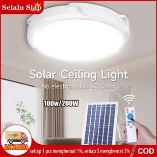 Jual Ceiling lamp 100W/200W Lamp tenaga surya Lampu Langit-langit LED ...