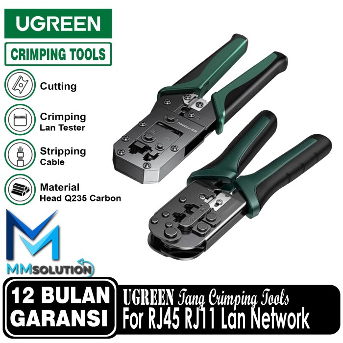 Jual UGREEN Multifunctional Crimping Tool Alat Potong Kabel LAN Rj11 ...