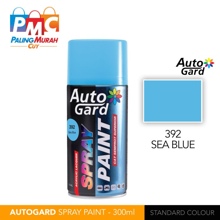 Jual AutoGard Sea Blue AG-392 Cat Semprot Akrilik Biru Laut Mobil ...