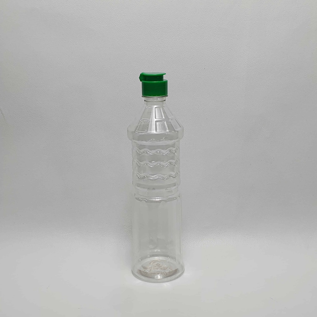 Jual Botol Pet 800 ml Minyak Goreng Bulat Ulir Lengkung Natural Tutup ...