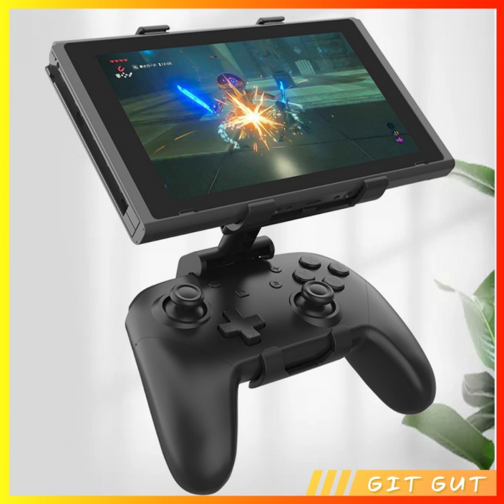 Jual Nintendo Switch Pro Controller Screen Holder Clip Clamp Handle ...