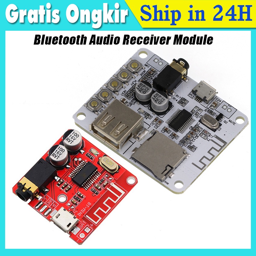 Jual Bluetooth 5.0 Audio Receiver Board Stereo Music Module | Shopee ...