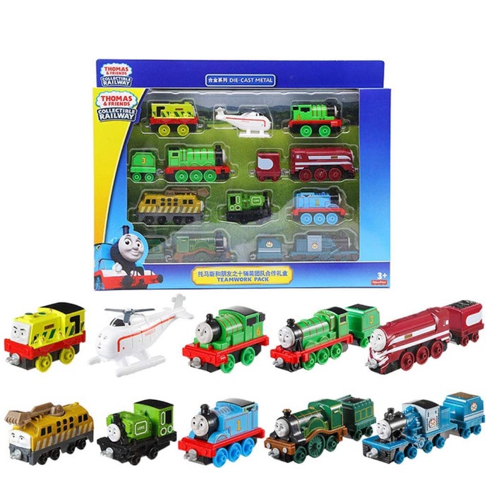 Jual Toy Diecast Thomas and Friends Teamwork Pack ( Henry Caitlin ...