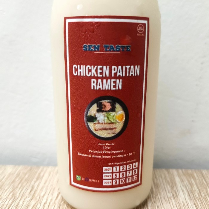 Jual Chicken Paitan Ramen SenTaste 120gr - Creamy Kuah Mie Kadu Ayam ...