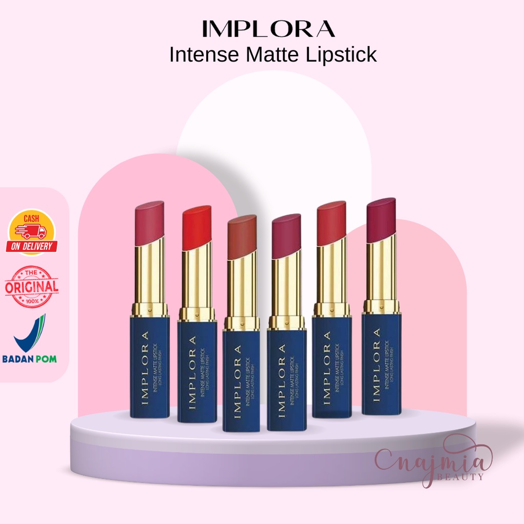 Jual Implora Intense Matte Lipstick/Lipstik Implora Murah/Lipstick ...