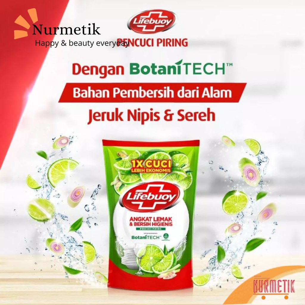 Jual LIFEBUOY Botanitech Pencuci Piring extrack Lemon 235 ml | Shopee ...