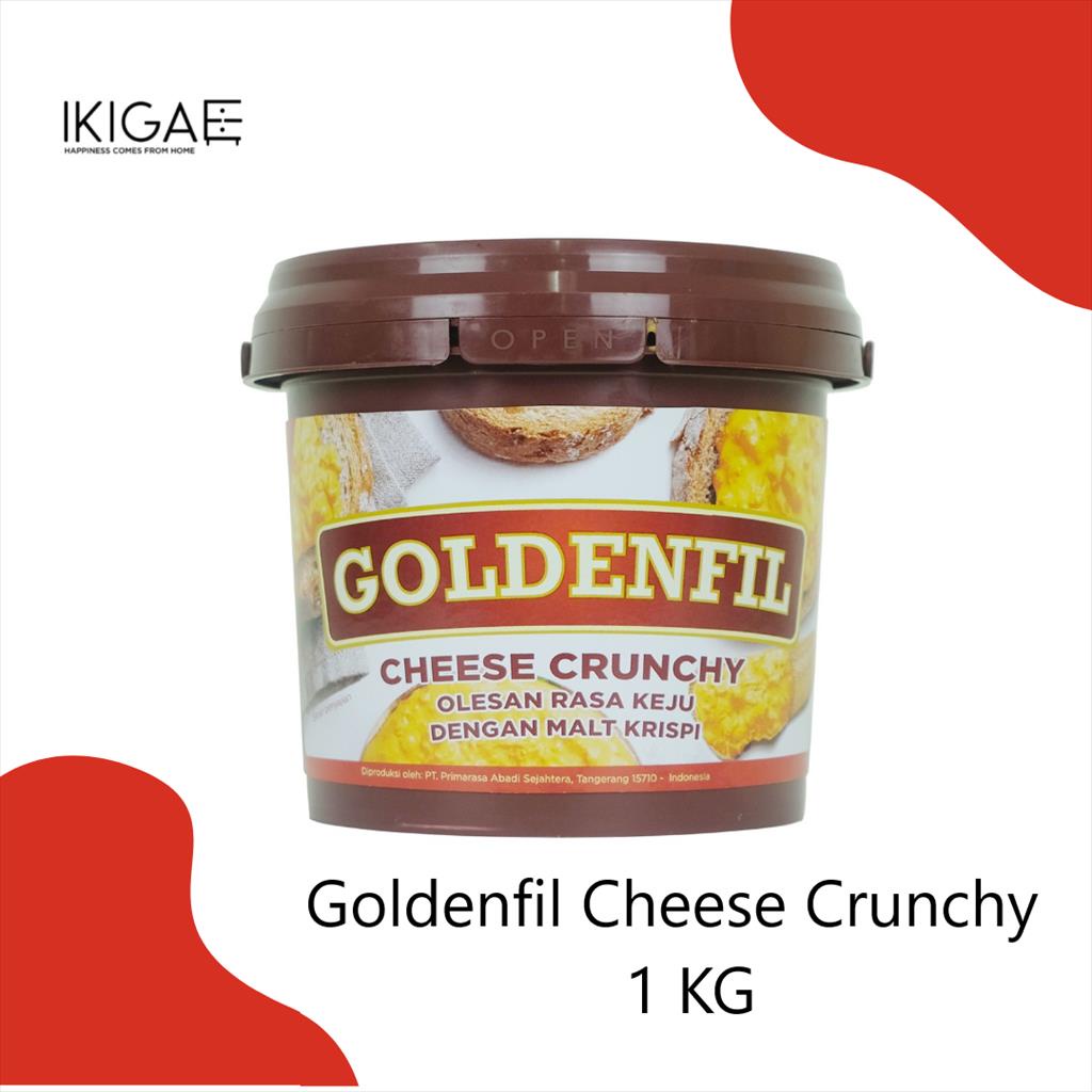 Jual GOLDENFIL CHEESE SPREAD / CRUNCHY / DIP GLAZE / SELAI KEJU 1 KG ...