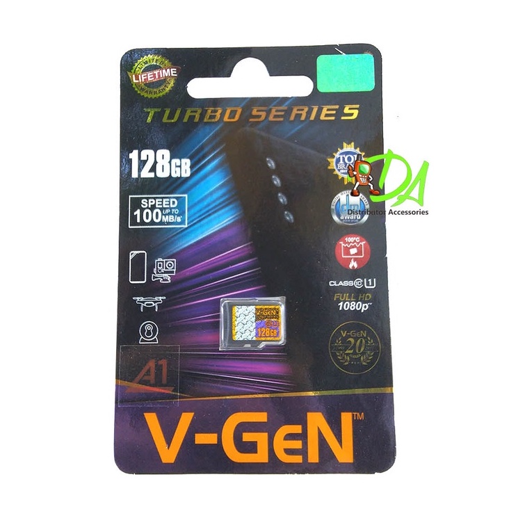 Jual =POA= MICRO SD MEMORY VGen 8Gb / 16Gb / 32Gb / 64Gb / 128Gb class 10 Turbo Series non ...