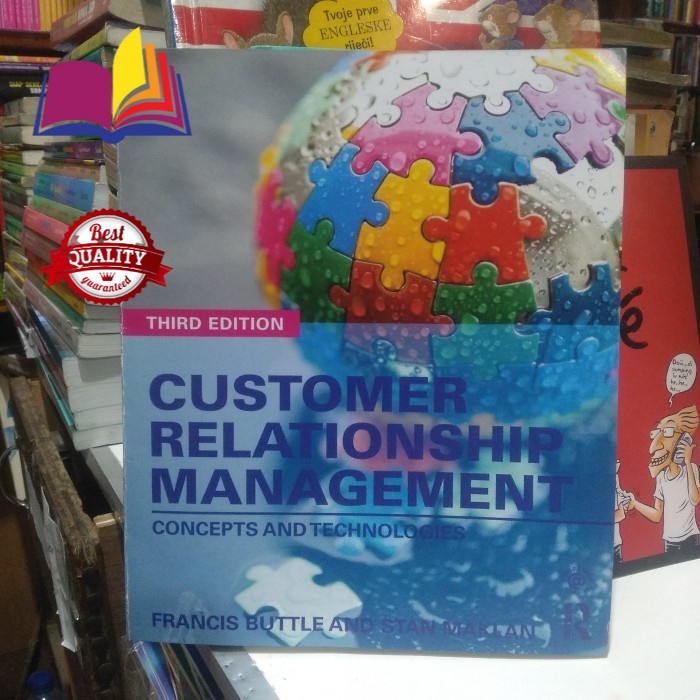 Jual Xostumer Relationship Management - Francis Buttle - 3th Edition ...