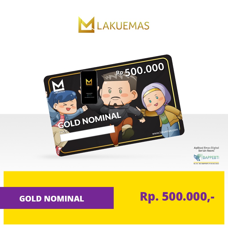Jual Voucher Fisik Lakuemas Nominal 500 Ribu | Shopee Indonesia