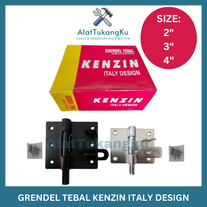 Jual KENZIN Grendel Overpal Overval Gembok 2" 3" 4" TEBAL Slot Gembok ...