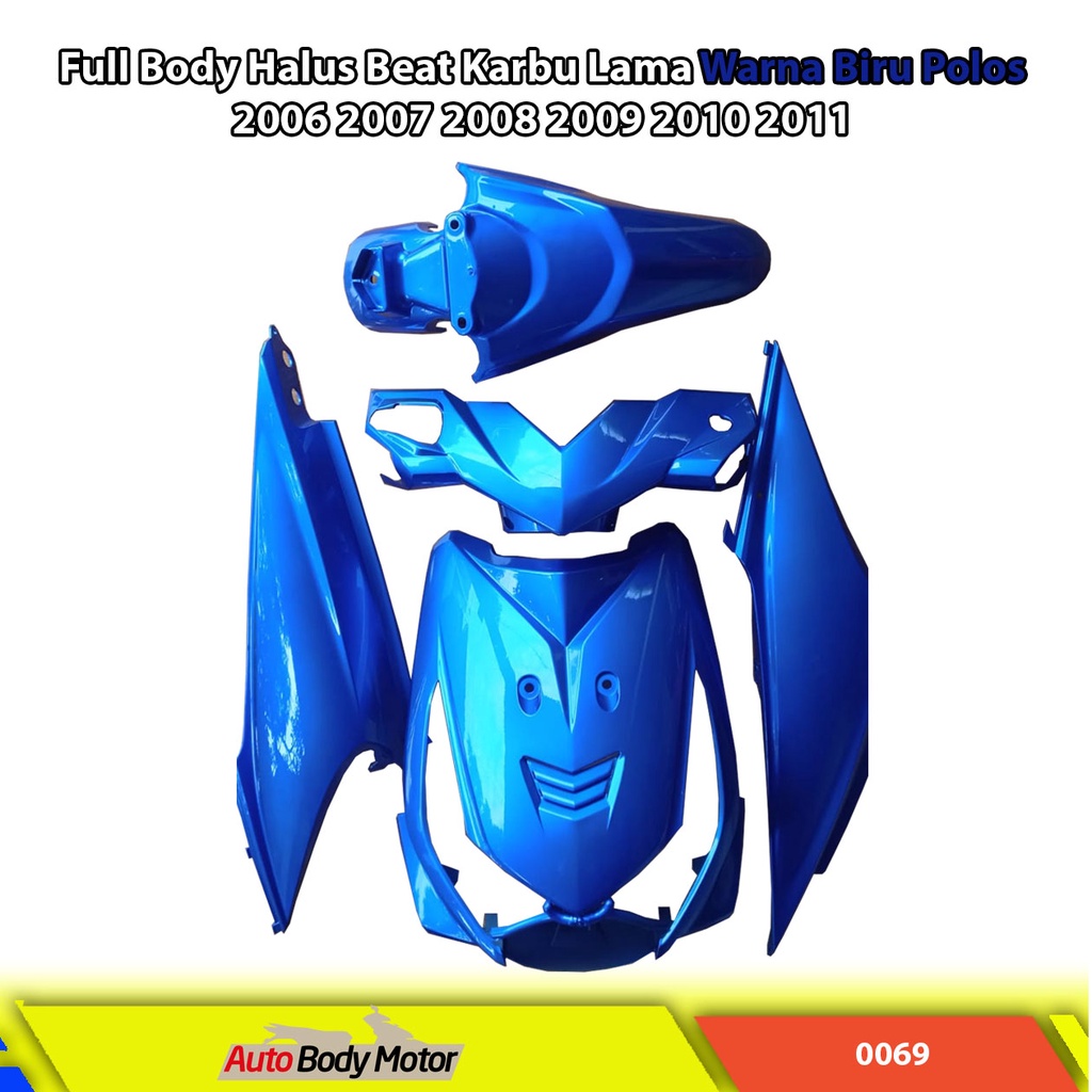 Jual 69 Full Body Halus Beat Karbu Lama Warna Biru Full Set Polos 2006 ...