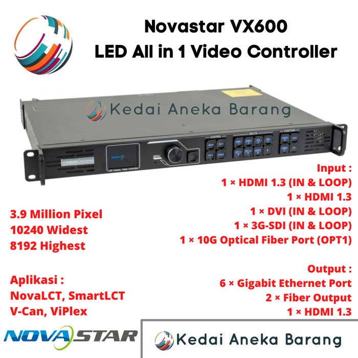 Jual Novastar VX600 LED Video Processor Videotron Controller Sending ...