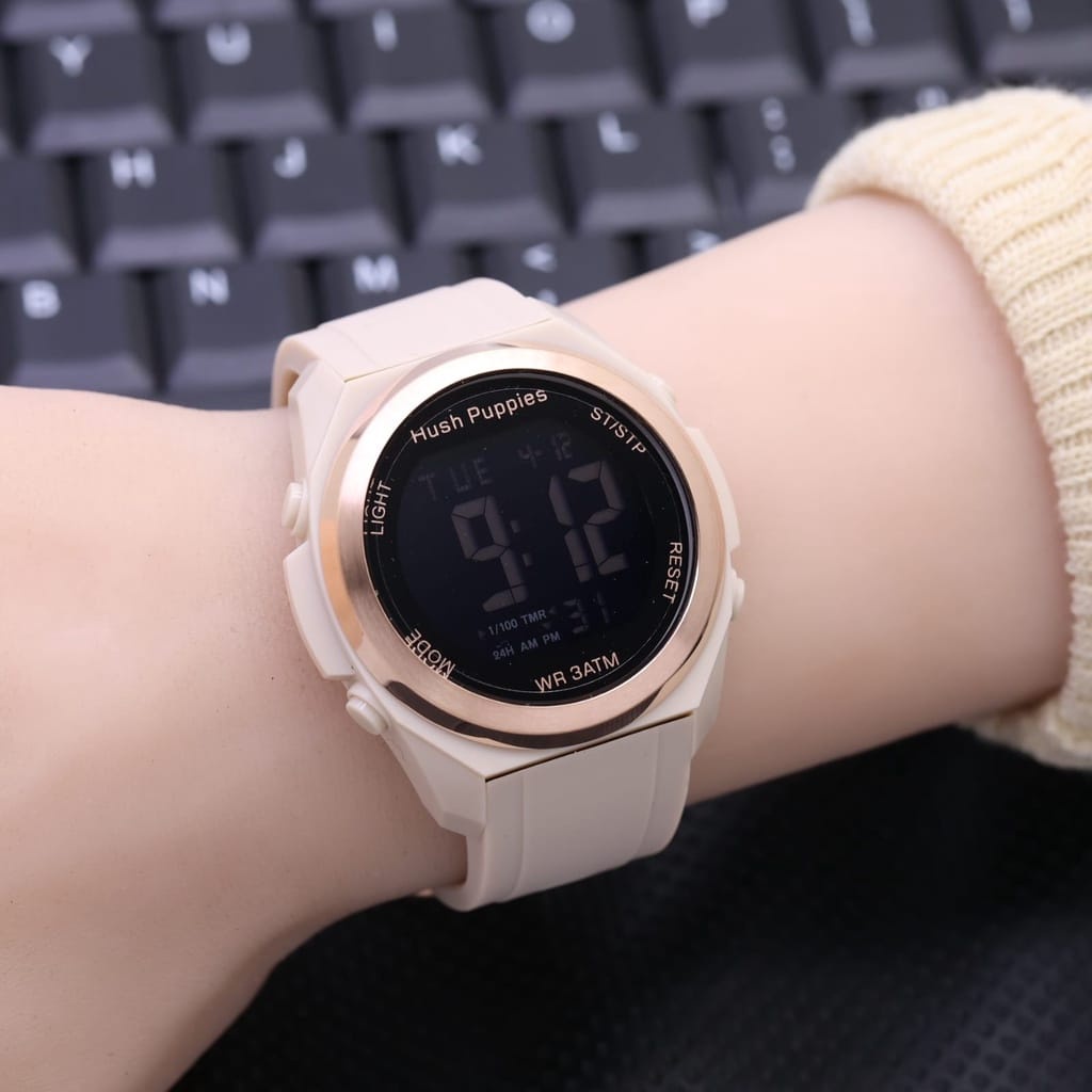 Jual Jam tangan wanita Hush Puppies digital hp4930/2109 Strap Rubber ...