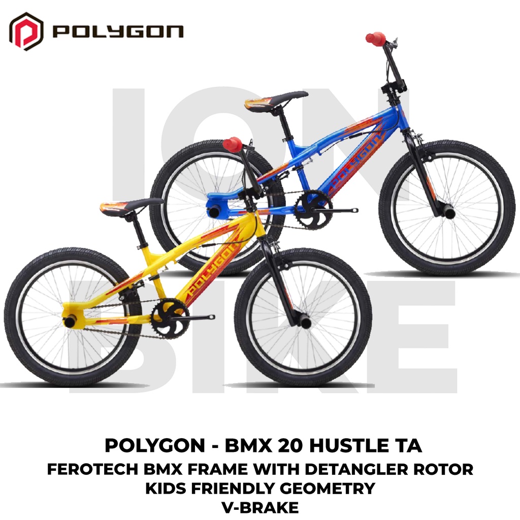 Jual Sepeda BMX 20 Inch Polygon Hustle Rotari Rotor Terbaru Stang Bisa ...