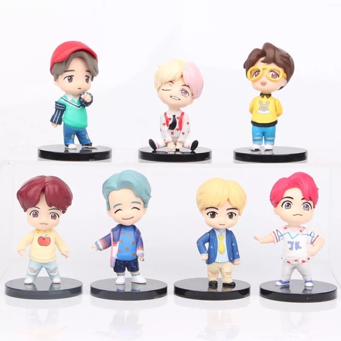 Jual ACTION FIGURE BTS BT21 ARMY BANGTAN BOYS KPOP IDOL MODEL TOPPER CAKE | Shopee Indonesia