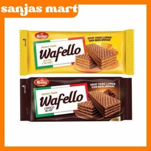 Jual ROMA WAFELLO BUTTER CARAMEL CHOCO BLAST | Shopee Indonesia