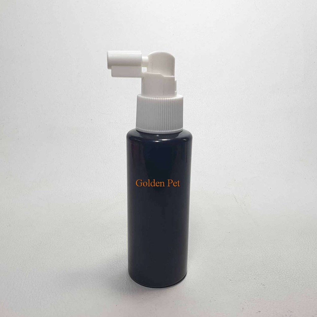 Jual Botol 100 Ml Rf Pendek Hitam Nasal Spray Boston Round / Pet 100 ml ...