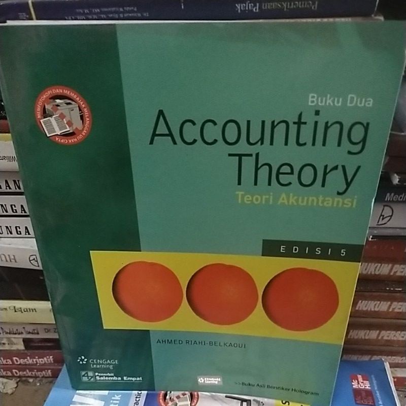 Jual ACCOUNTING THEORY Teori akuntansi Edisi 5 buku 2 Ahmed Riahi ...