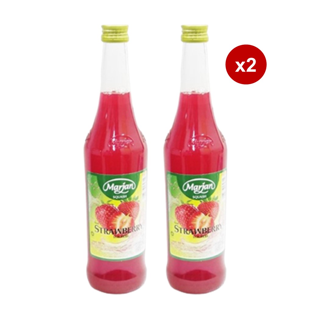 Jual Marjan Boudoin Squash Strawberry 450 ml x2 | Shopee Indonesia