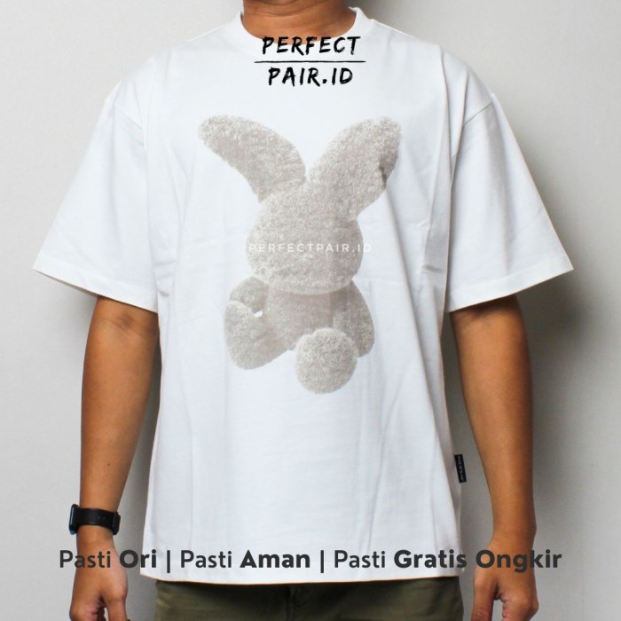 Jual ADLV Acme de La Vie Fuzzy Rabbit Tee Cream 100% Original | Shopee ...