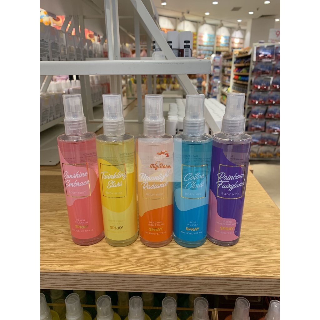 Jual MINISO Body Mist 150ml fragrance spray tahan lama Natural Series ...