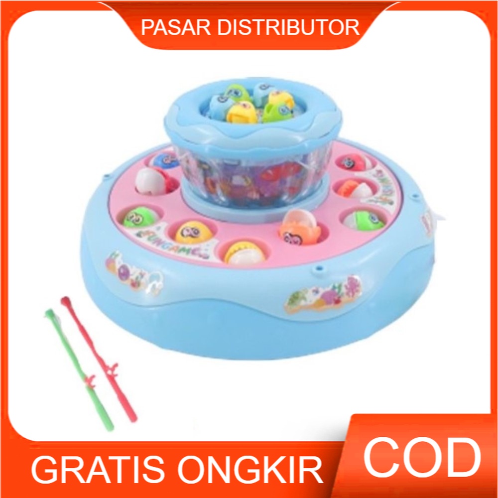 Jual Mainan Anak FISHING GAME ELECTRIC TOY SERIES 2 Tingkat Mainan ...