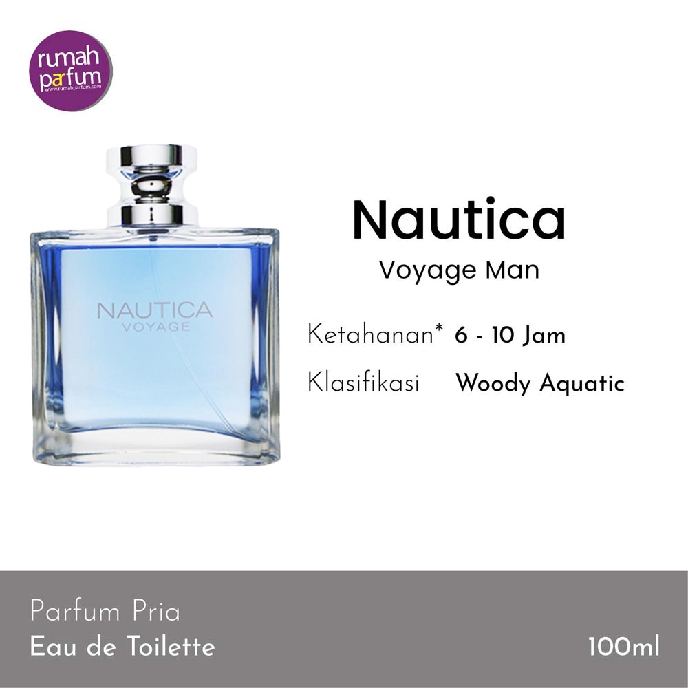 Jual Parfum Pria Nautica Voyage Man (100 mL) Perfume Cowok Tahan Lama ...