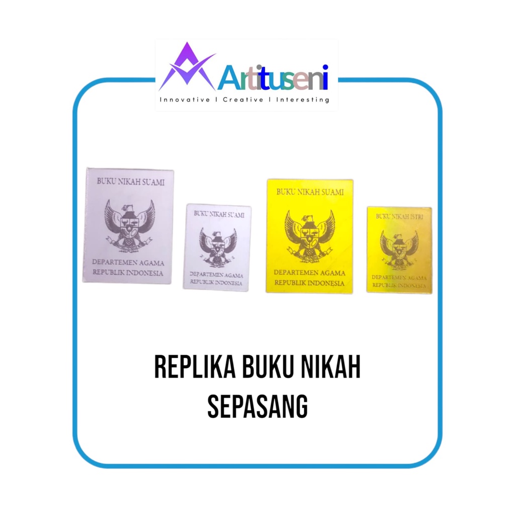 Jual Replika Buku Nikah Akrilik | Shopee Indonesia