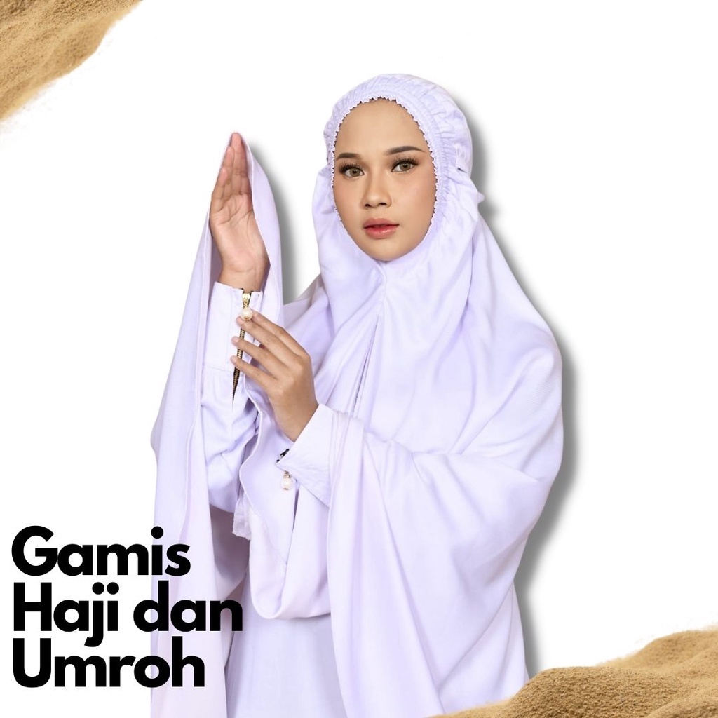 Jual Setelan Gamis Ihrom Wanita Haji dan Umroh Pakaian Ihram Wanita ...
