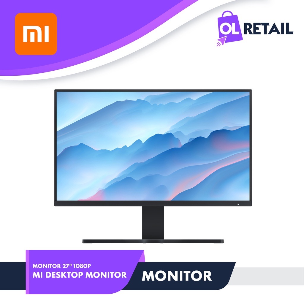 Jual Mi Monitor Desktop 27" Layar IPS 1080P FHD (HDMI, VGA) - GARANSI ...