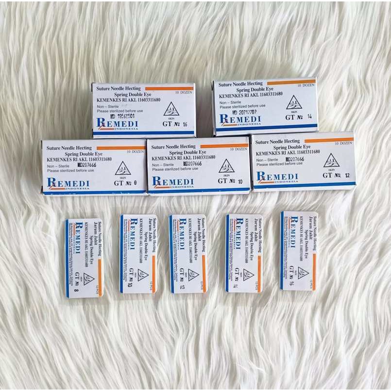 Jual Suture Needle Hecting GR Otot Remedi Pack isi 12's | Shopee Indonesia