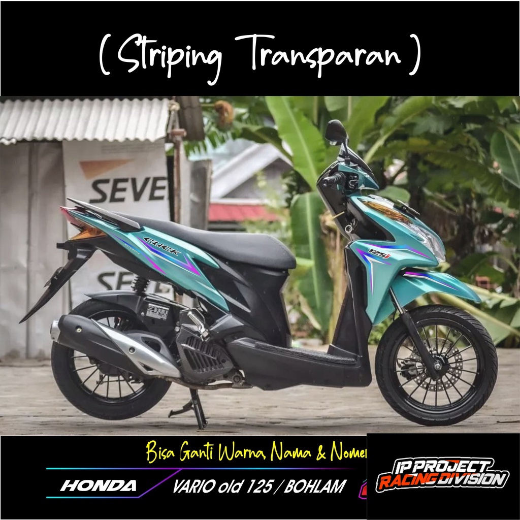 Jual Stiker Vario - Striping Vario Old 125 / Bohlam Transparan Uv ...