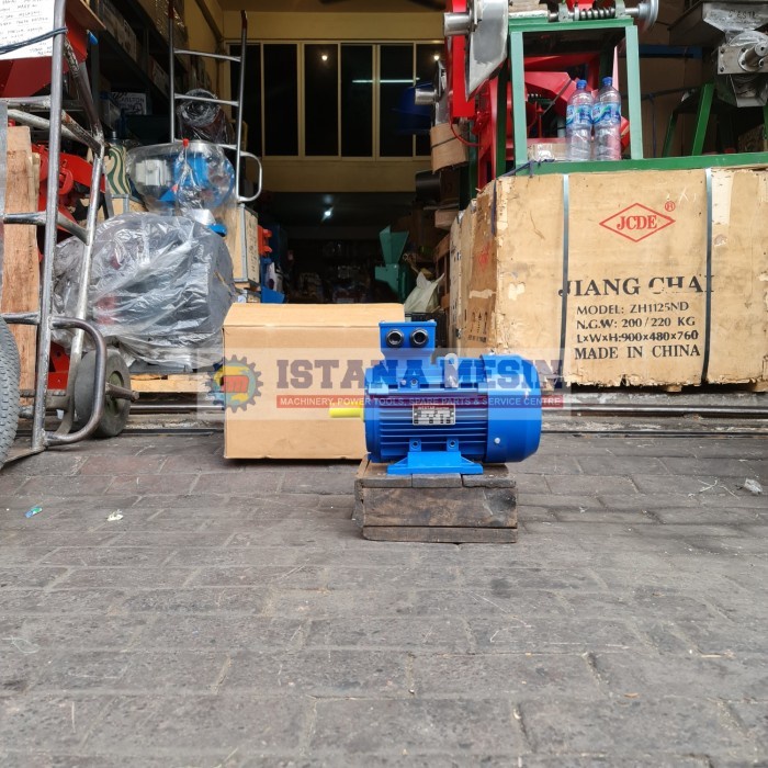 Jual MESIN PENGGERAK DINAMO ELECTRO MOTOR LISTRIK 5.5 HP 2900RPM 3PHAS Best | Shopee Indonesia