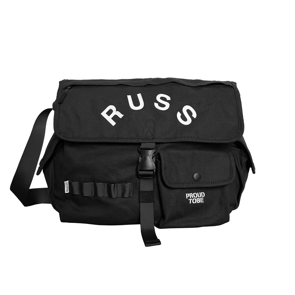 Jual Russ Bag Slingbag Tough Black | Shopee Indonesia