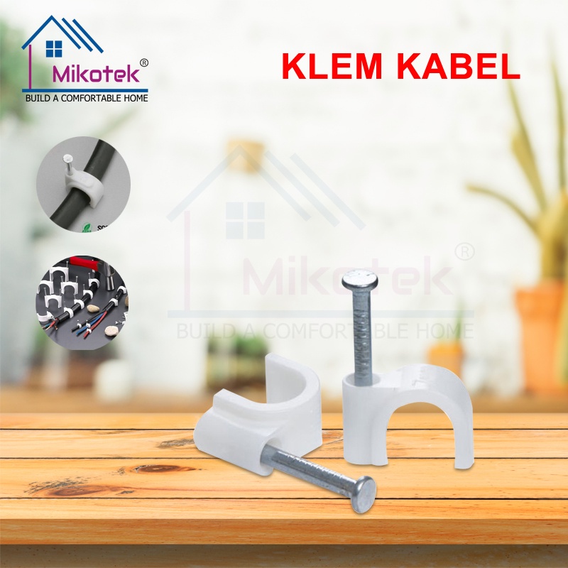 Jual Mikotek - Klem Kabel / Klem Paku Beton | Shopee Indonesia
