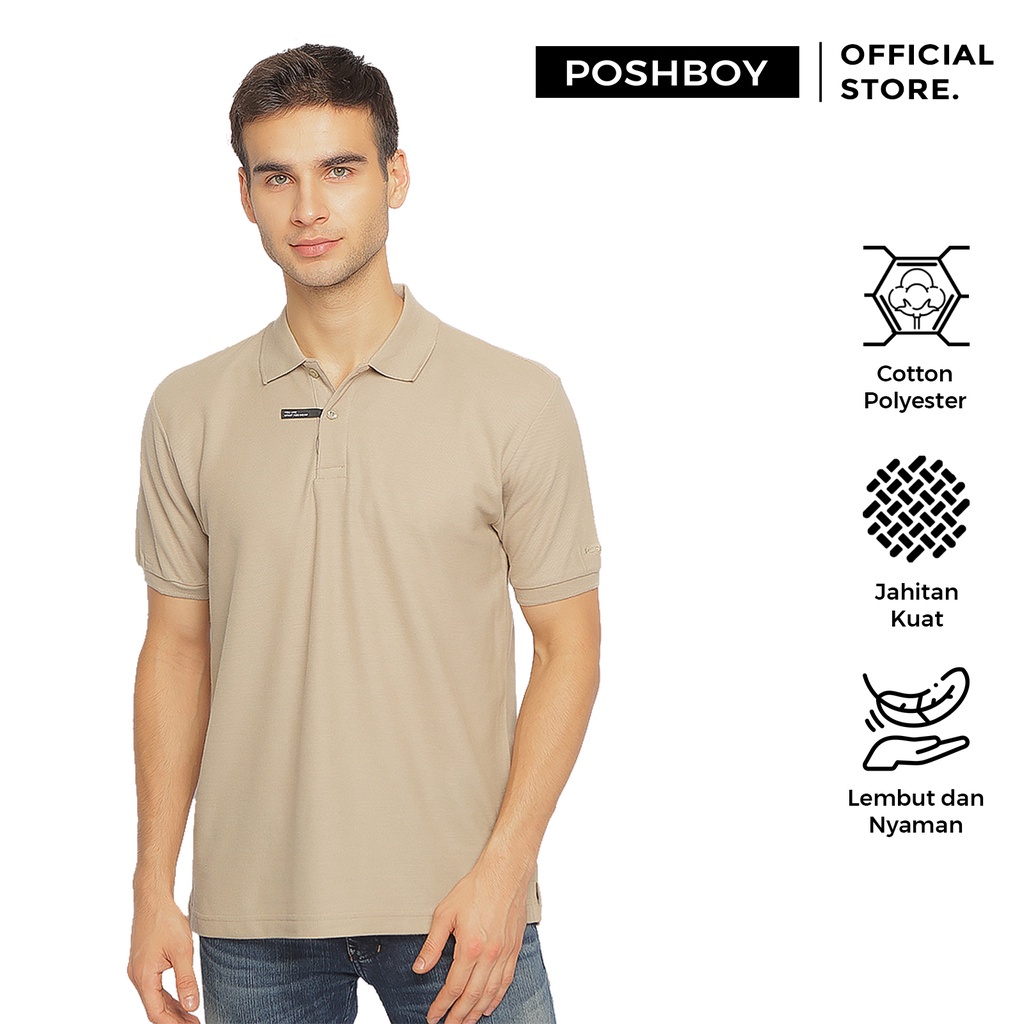 Jual POSHBOY Kaos Kerah Pria Lengan Pendek Size S-XXL New York Polo Shirt Pique PF-7H2 | Shopee ...