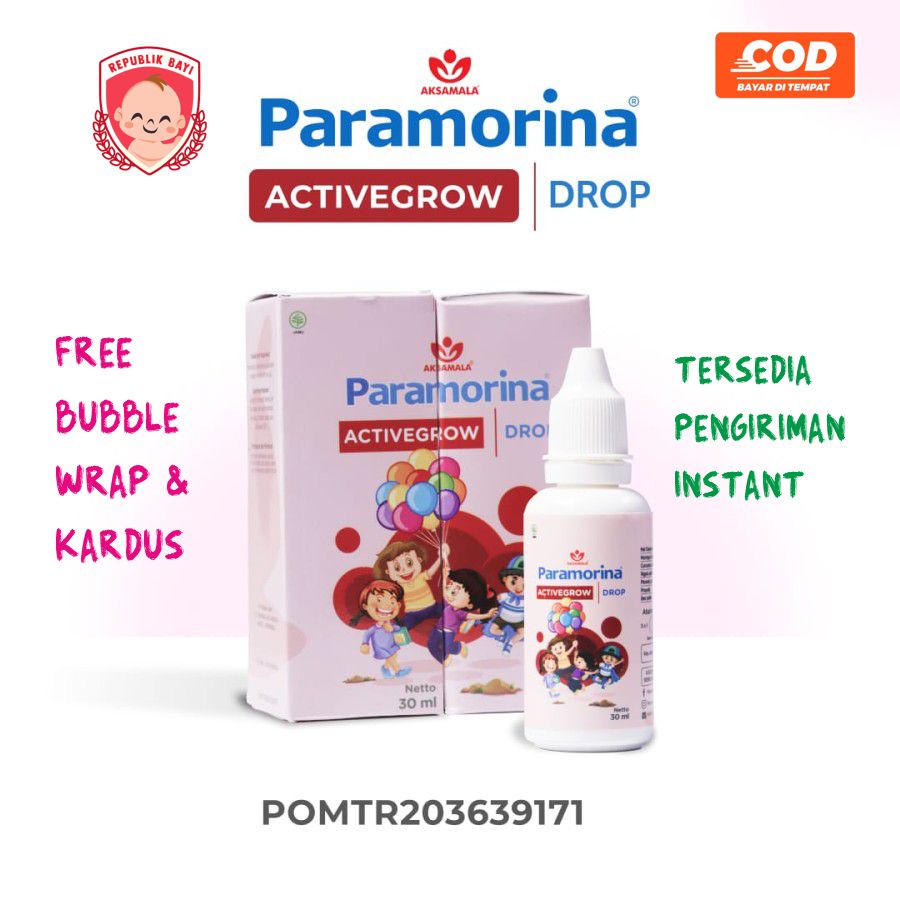 Jual Paramorina Madu Tetes Drop Active Grow Stimulasi Berjalan Tumbuh ...