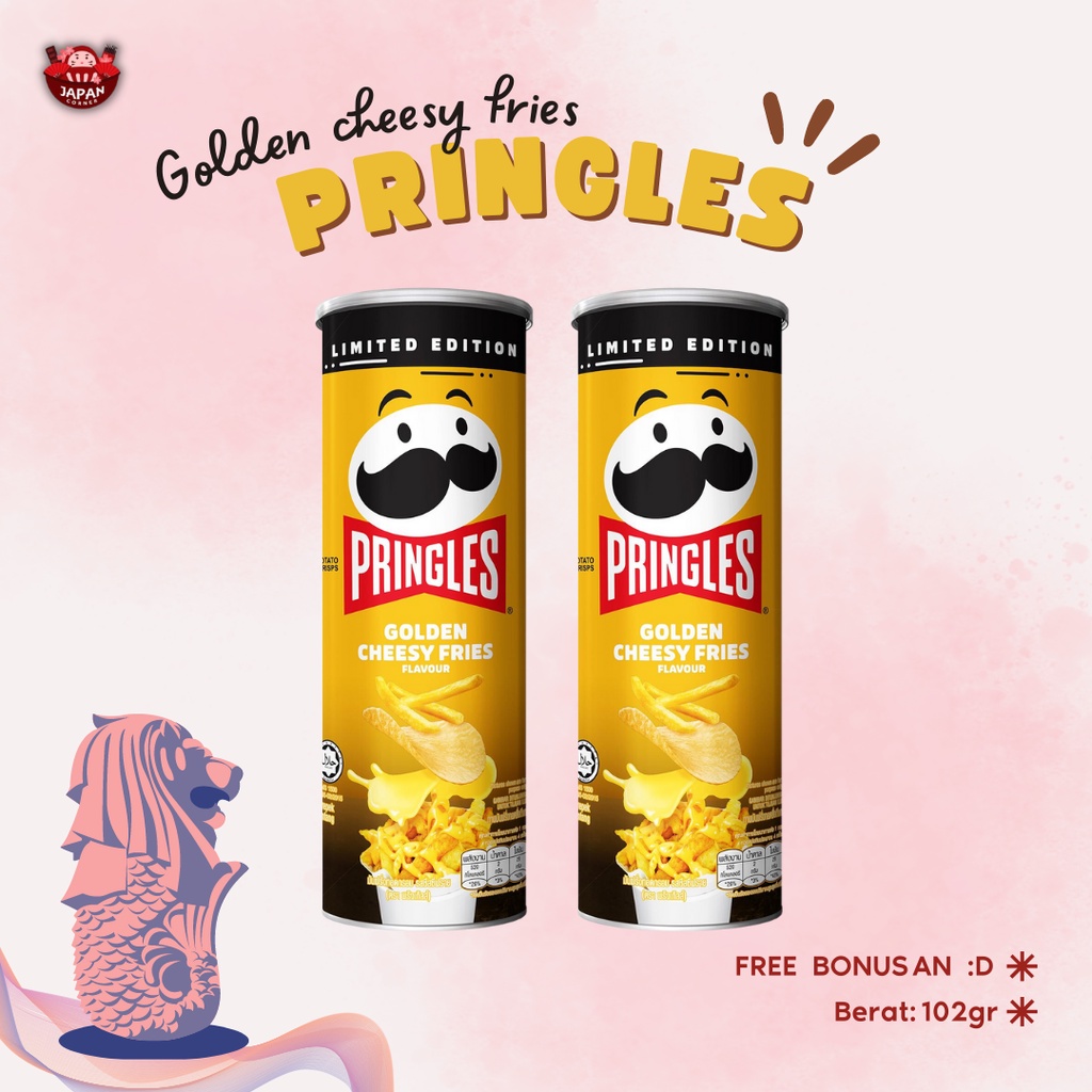 Jual Pringles golden cheesy fries | Shopee Indonesia