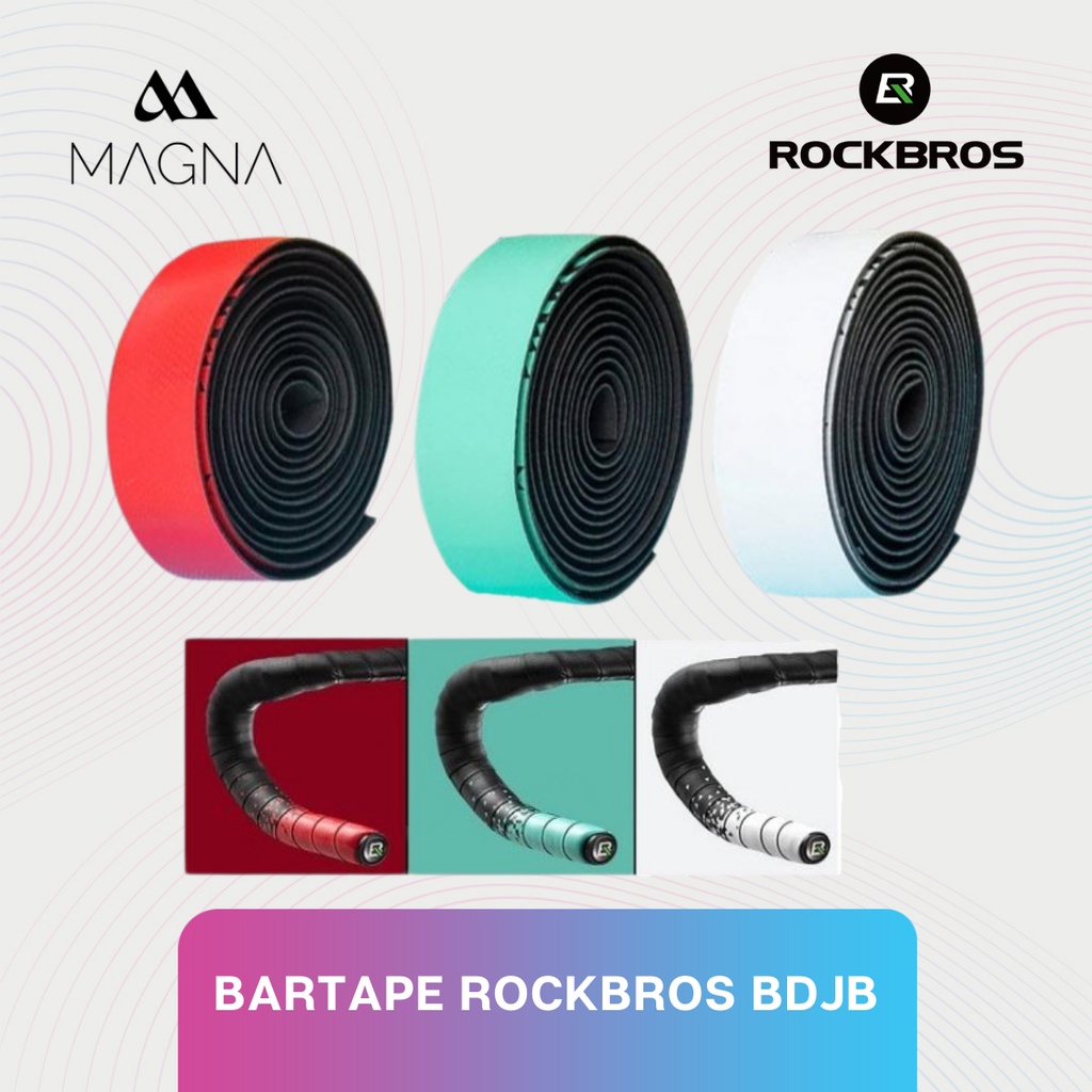 Jual Bartape Sepeda Rockbros BDJB Roadbike Handle Bar Tape Dropbar ...