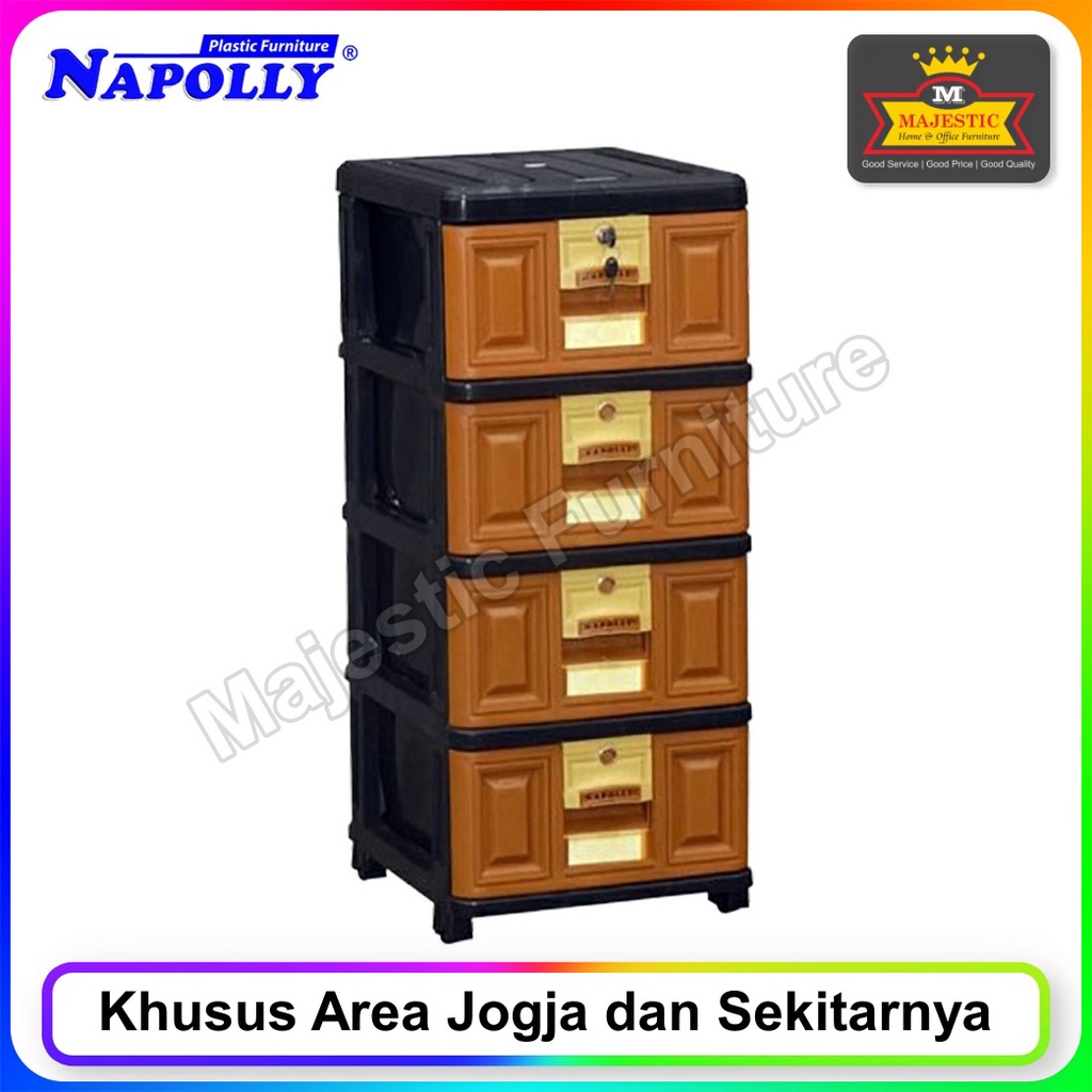 Jual Container Plastik Napolly STA 4000 BK1 - Jogja | Shopee Indonesia