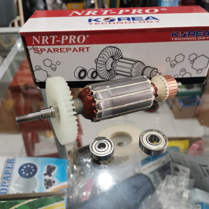 Jual nrt-pro armature gerinda hitachi g10ss angker motor gurinda hikoki ...