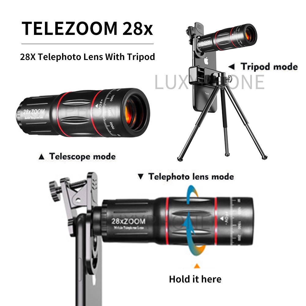 Jual Lensa TeleZoom Hp Apexel 28x Zoom Lensa Zoom Hp TeleZoom Apexel ...