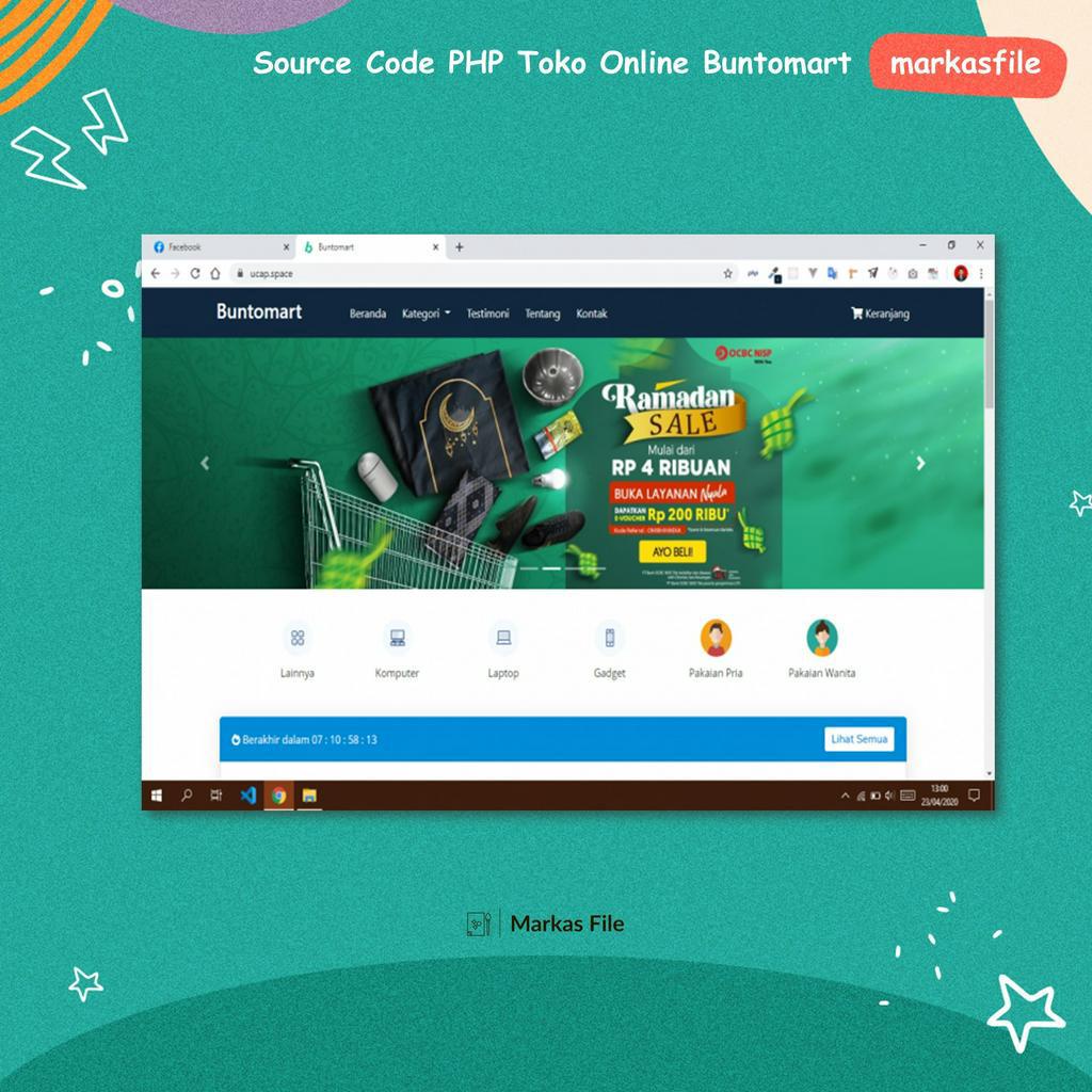 Jual Source Code PHP Toko Online Buntomart | Shopee Indonesia