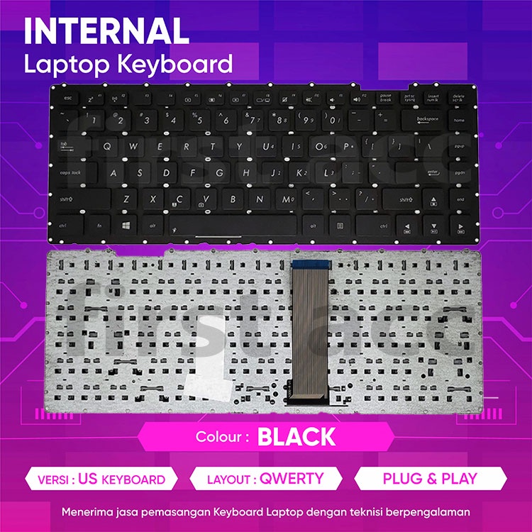 Jual Keyboard Laptop Asus x450j x450FE d451 d451v s450j Ori New ...