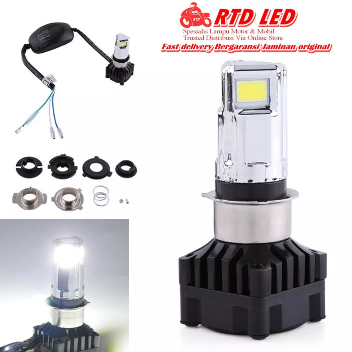 Jual RTD Led Lampu Utama Headlamp LED RTD M02D 3 Sisi - ice blue ...