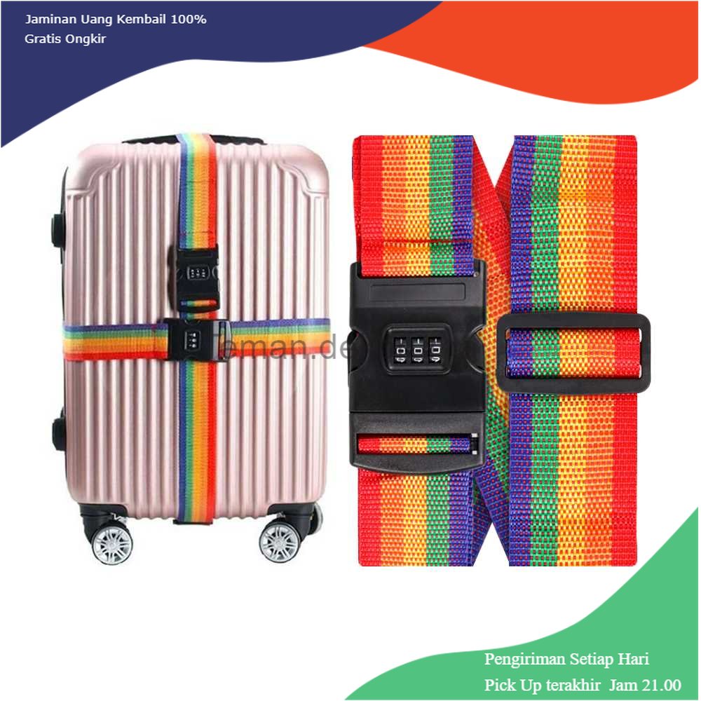 Jual TD - DPR Travel Rainbow Tali Koper Password Luggage Coded Lock ...