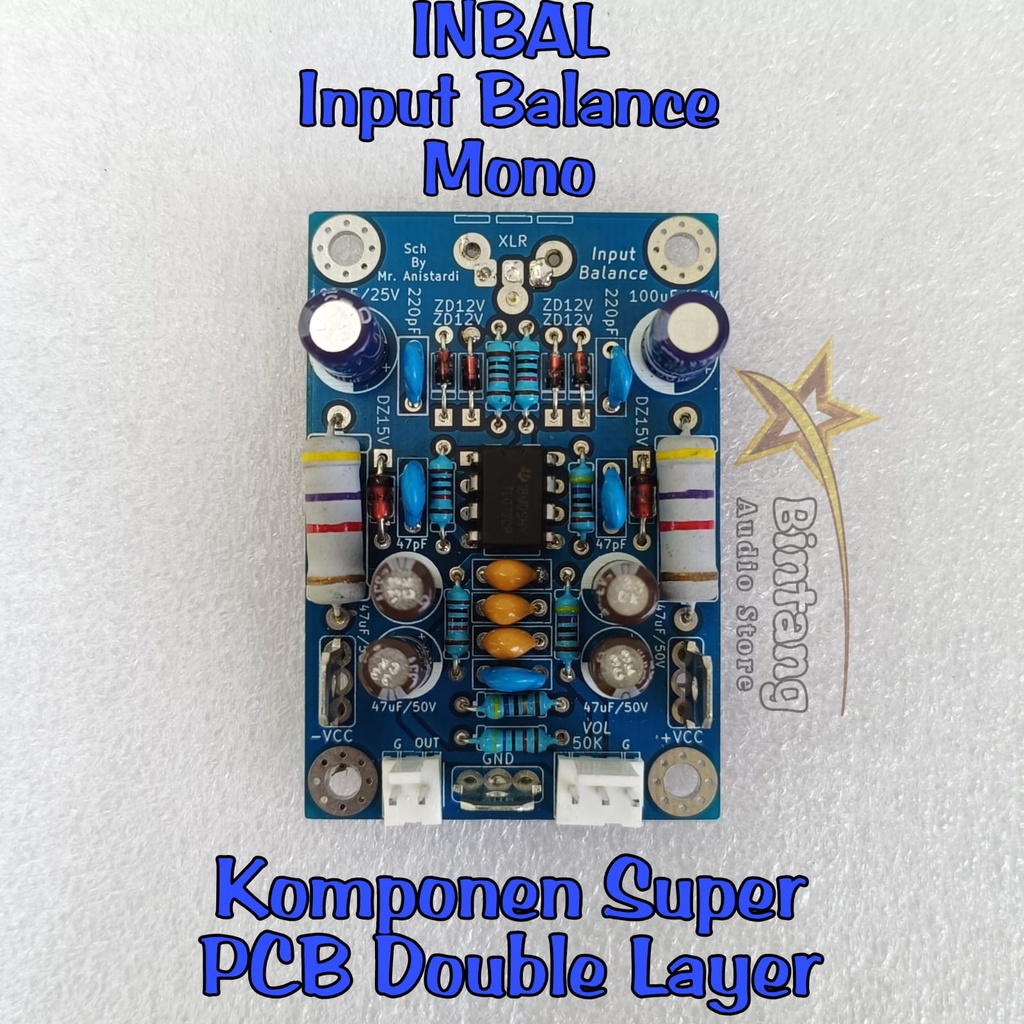 Jual INPUT BALANCE / INBAL Mono PCB Dobel Layer FR4 | Shopee Indonesia