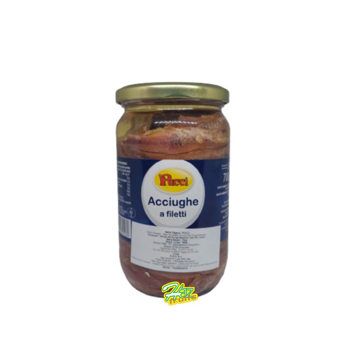 Jual Pucci Acciughe Anchovies Fillet In Oil|Teri Fillet From Italy ...